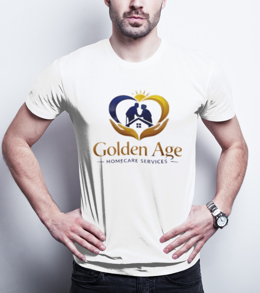 Golden Age Homecare Services Elderly Care Compassion And Support T-Shirt
