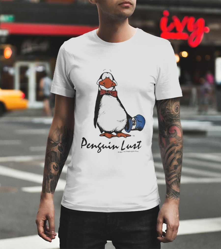 Opus The Penguin Lust 1983 Washington Post T-Shirt