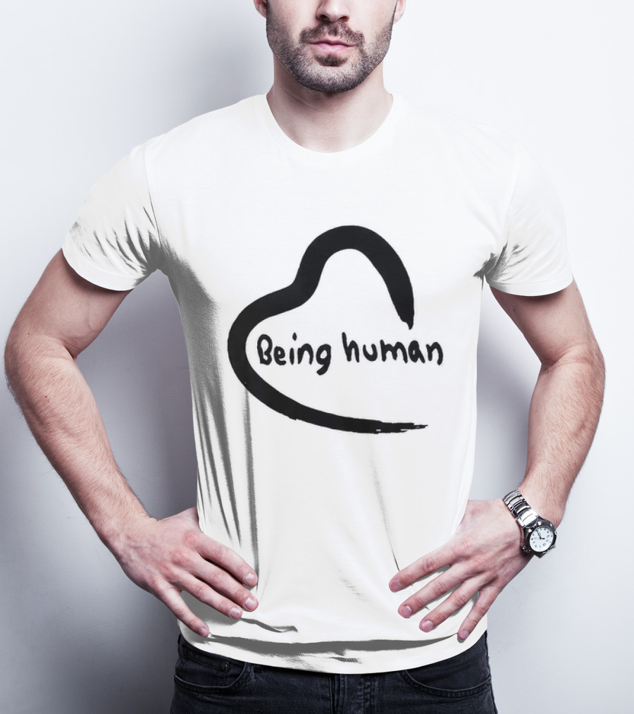 Salman Khan Being Human Heart Logo Coffee T-Shirt