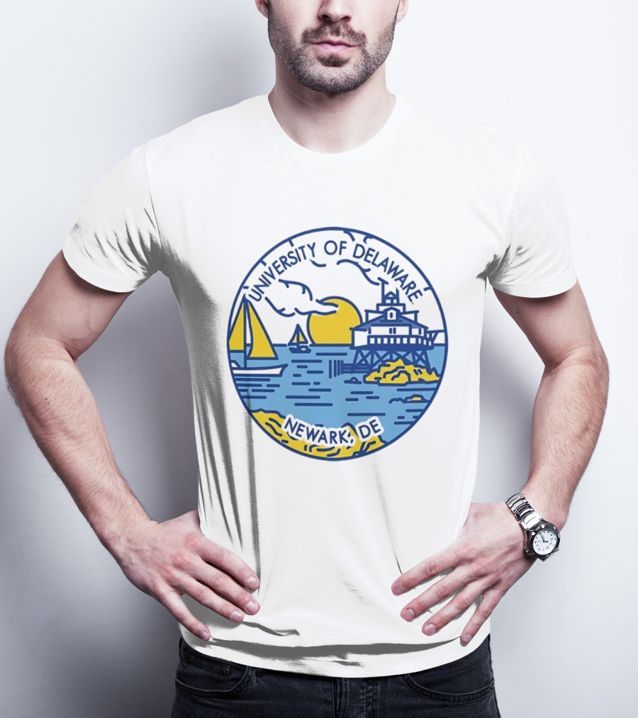 University Of Delaware Newark DE Scenic Coastal Sunset T-Shirt