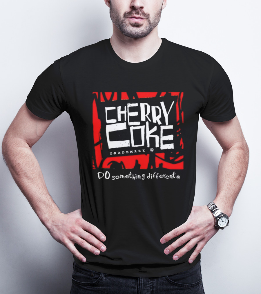 Cherry Coke Trademark Do Something Different T-Shirt