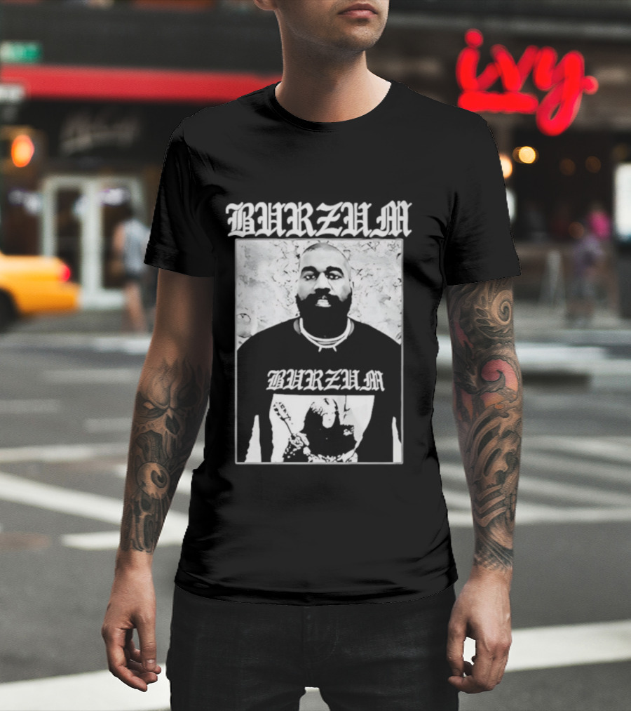 Kanye West Burzum Black Metal T-Shirt