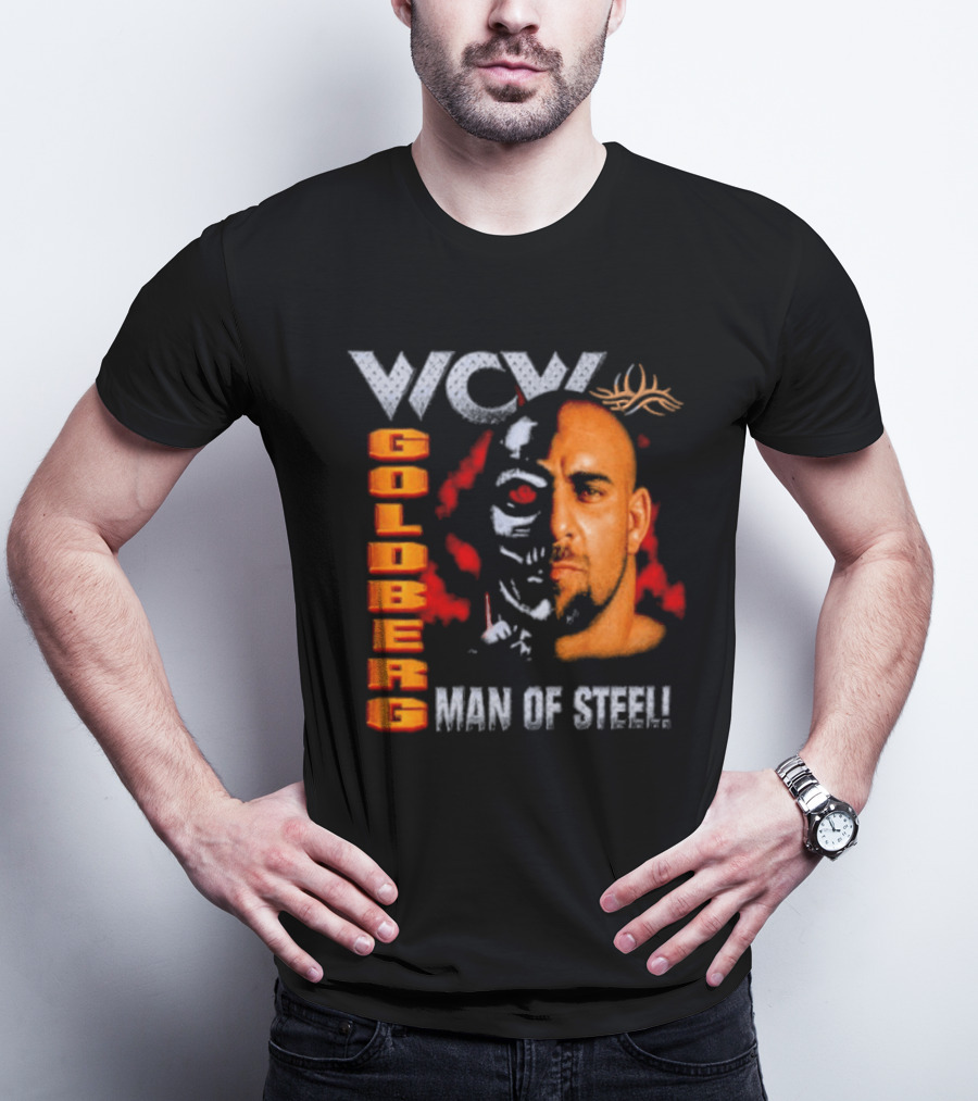 WCW Goldberg Man Of Steel Wrestling T-Shirt