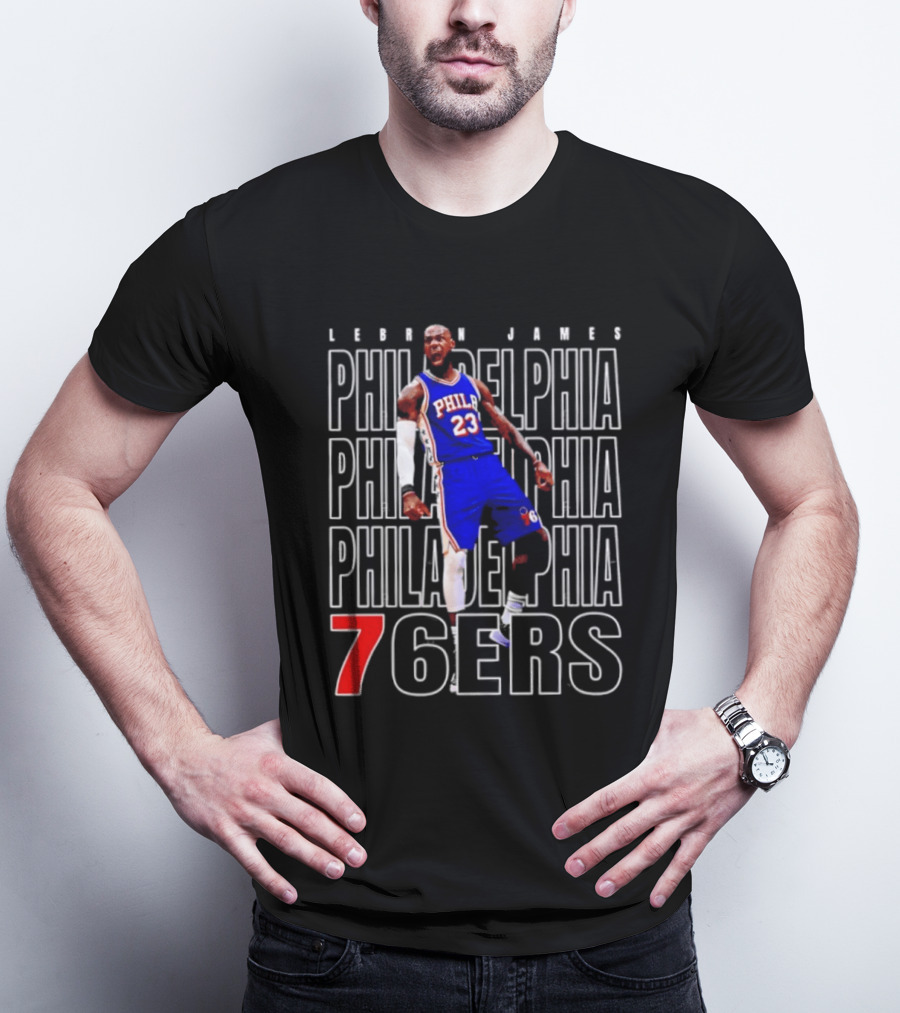 LeBron James Philadelphia 76ers Basketball 2026 T-Shirt