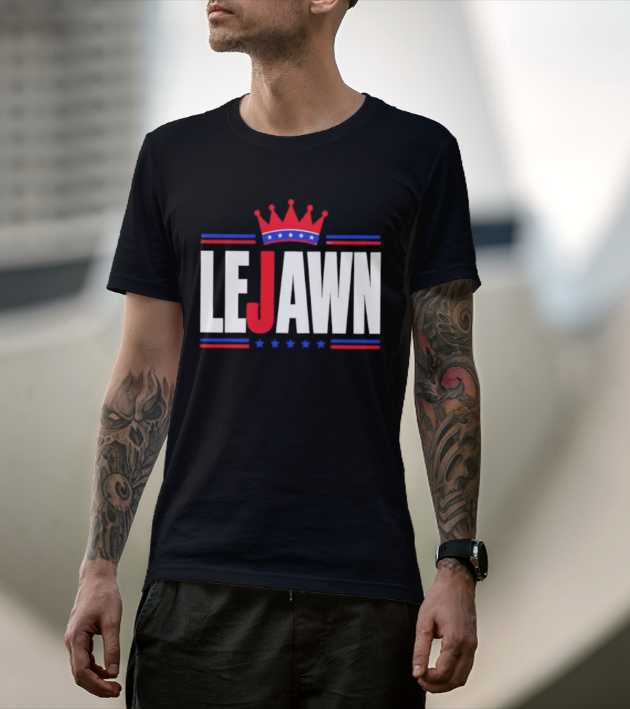 LeJawn King Crown LeBron James Philadelphia 76ers NBA 2026 T-Shirt