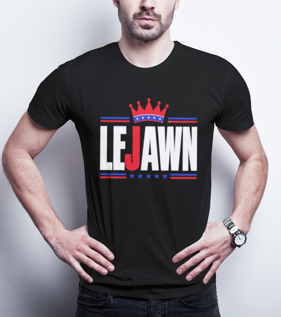 LeJawn King Crown LeBron James Philadelphia 76ers NBA 2026 T-Shirt