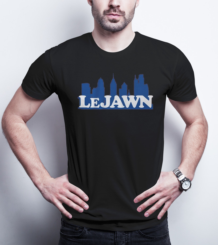 LeJawn Philadelphia 76ers City Skyline T-Shirt