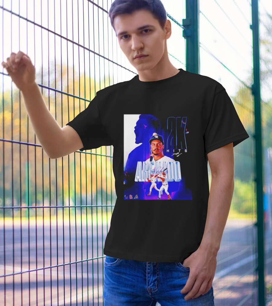 Nolan Arenado 2K Hits Retro Baseball Milestone Celebration T-Shirt