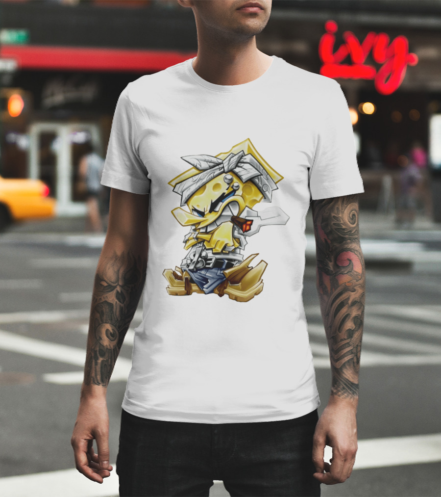 Sponge Squarepants Gangster Bandana Style Graffiti T-Shirt