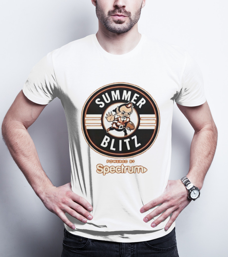 Summer Blitz Browns Powered By Spectrum T-Shirt