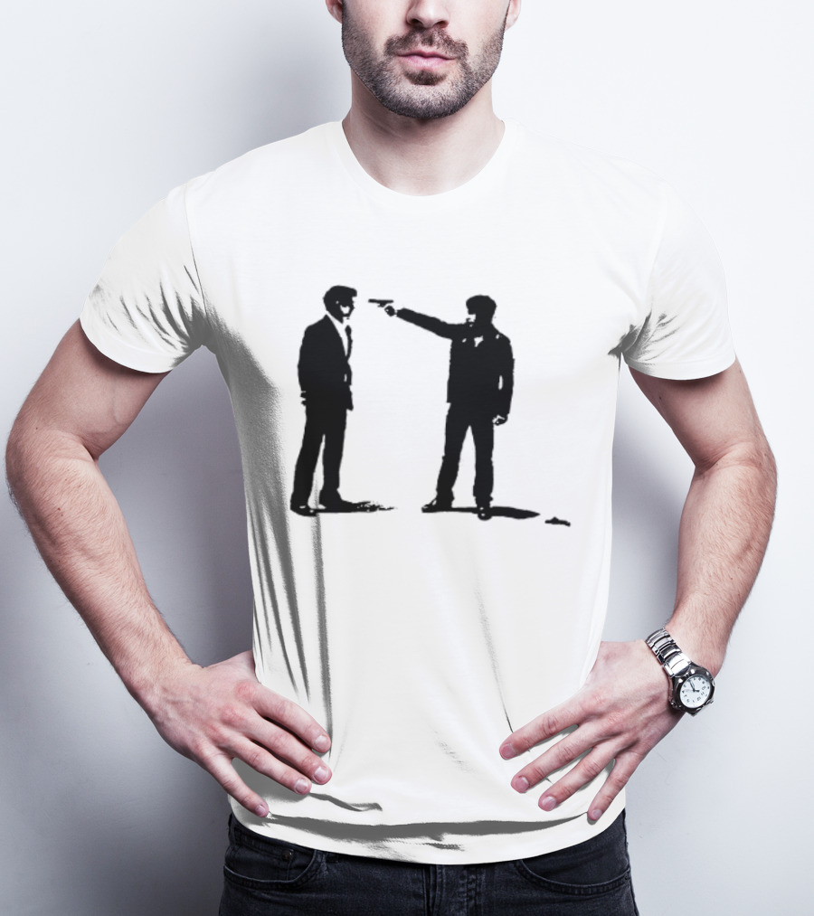 Infernal Affairs Hong Kong Crime Drama Iconic Confrontation Scene T-Shirt