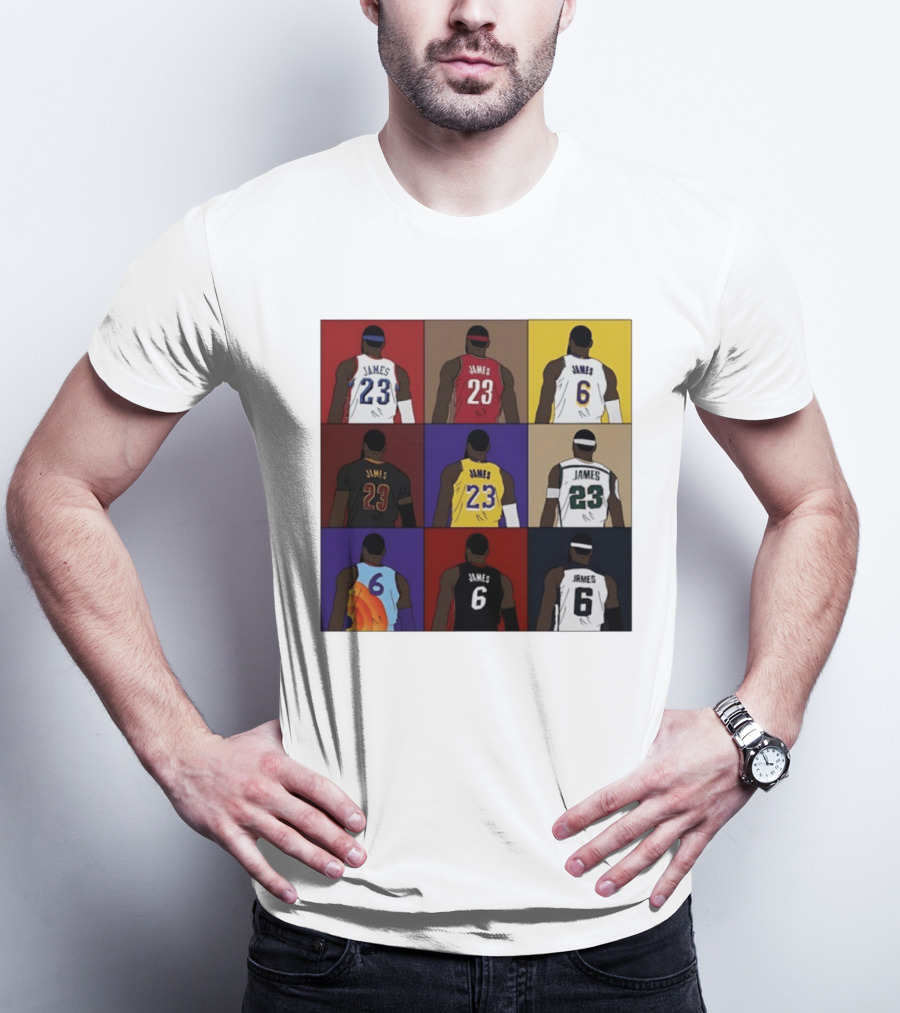 LeBron James Each Team History Philadelphia 76ers NBA 2026 T-Shirt