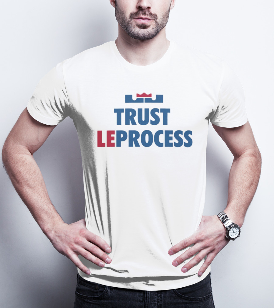 LeBron James Philadelphia 76ers Trust LeProcess Basketball T-Shirt