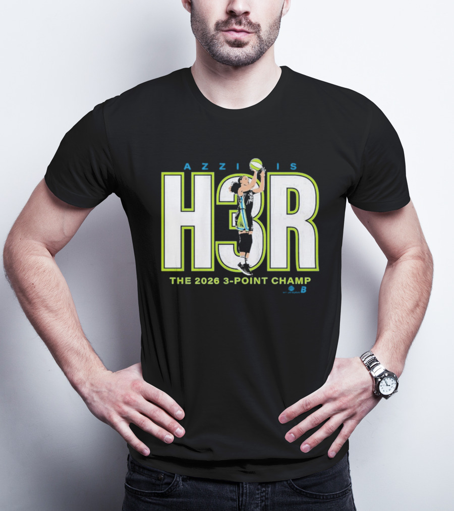 Azzi Is Her H3R The 2026 3 Point Champ T-Shirt