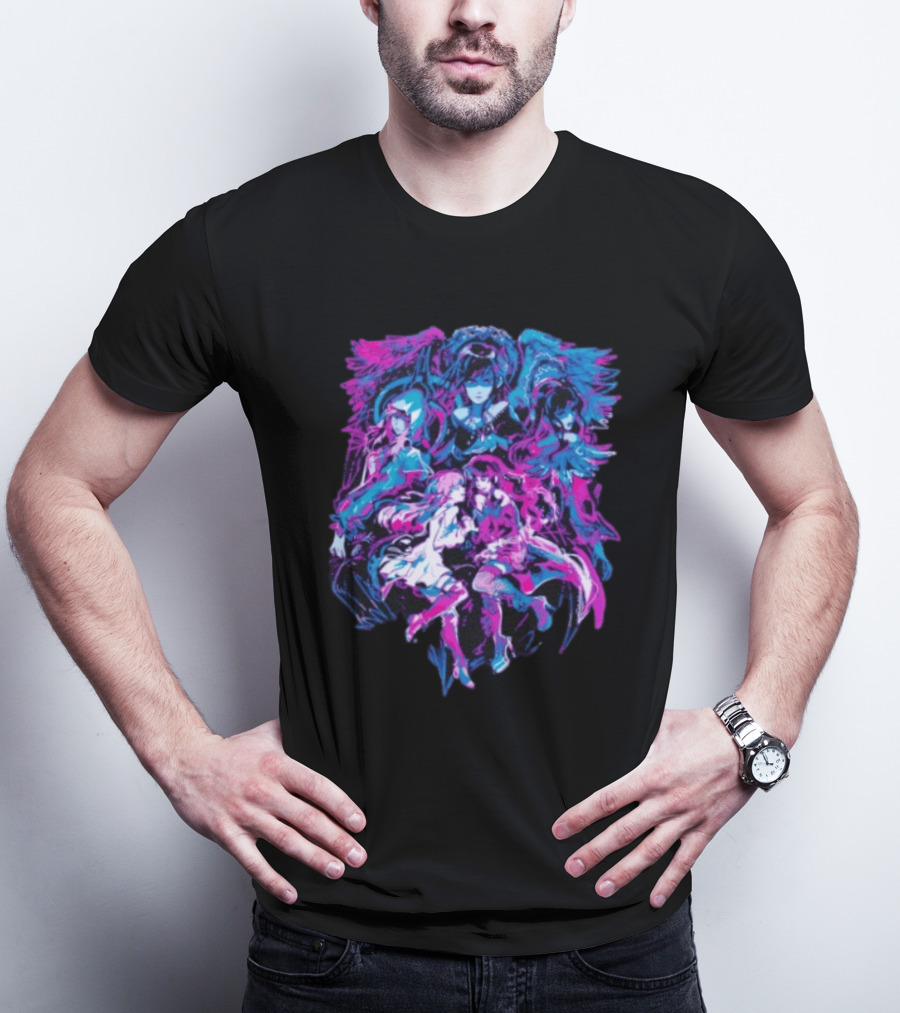 Final Fantasy XIV Rewritten Futures Characters Artwork Fantasy T-Shirt