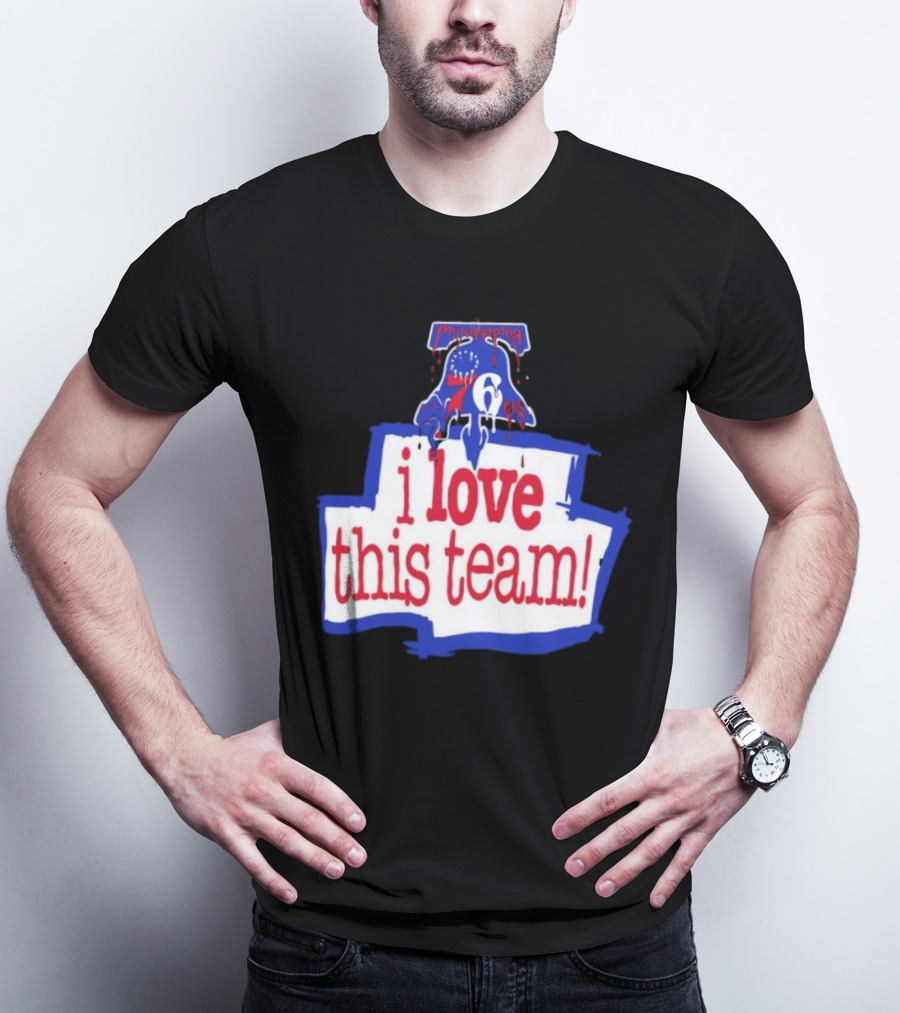 I Love This Team Philadelphia 76ers Basketball 23 LeBron James T-Shirt