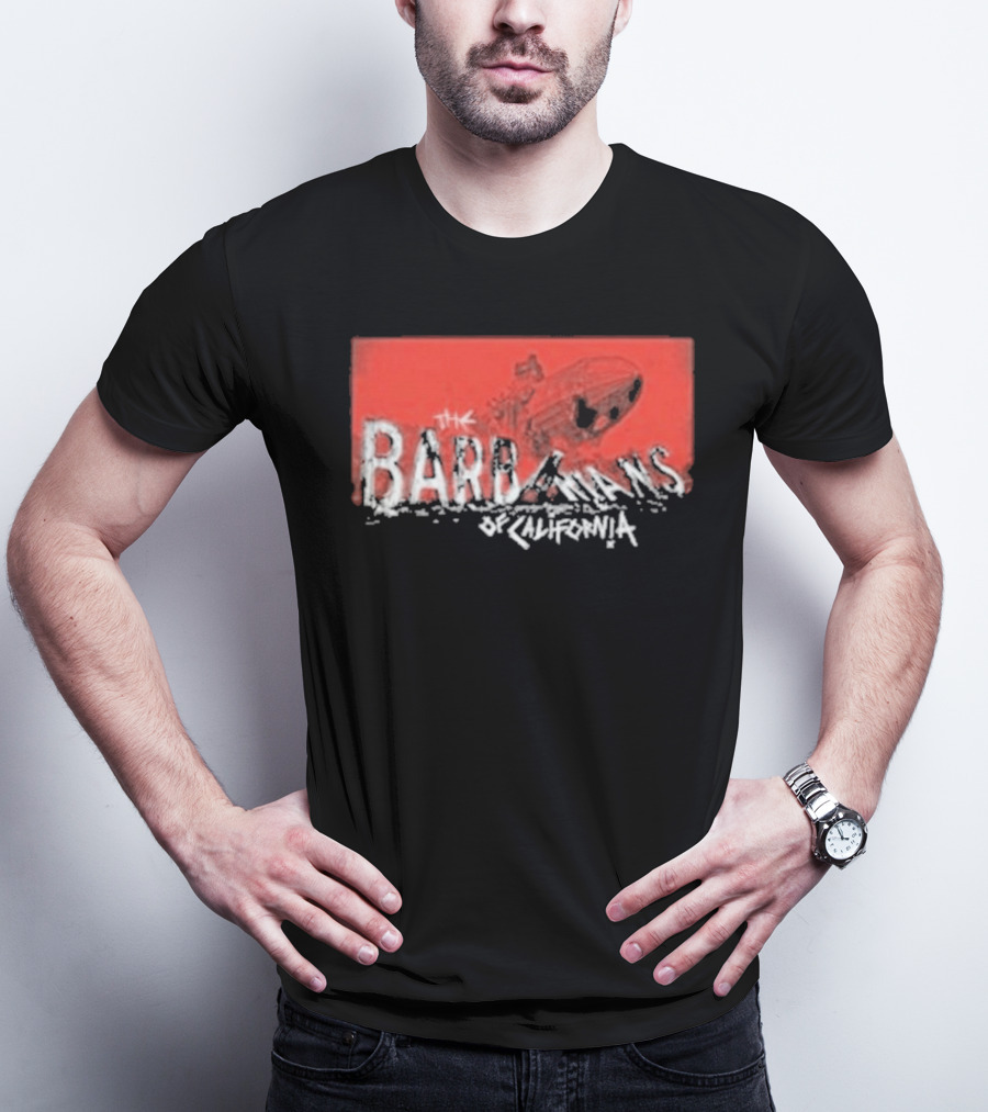 The Barbarians California Airship Crash T-Shirt