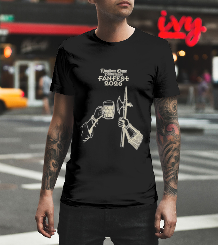Kingdom Come Deliverance Fanfest 2026 RPG And Axe Celebration T-Shirt