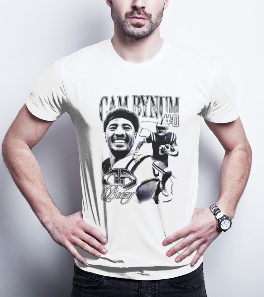 Cam Bynum No 0 CB Beezy Minnesota Vikings Player T-Shirt