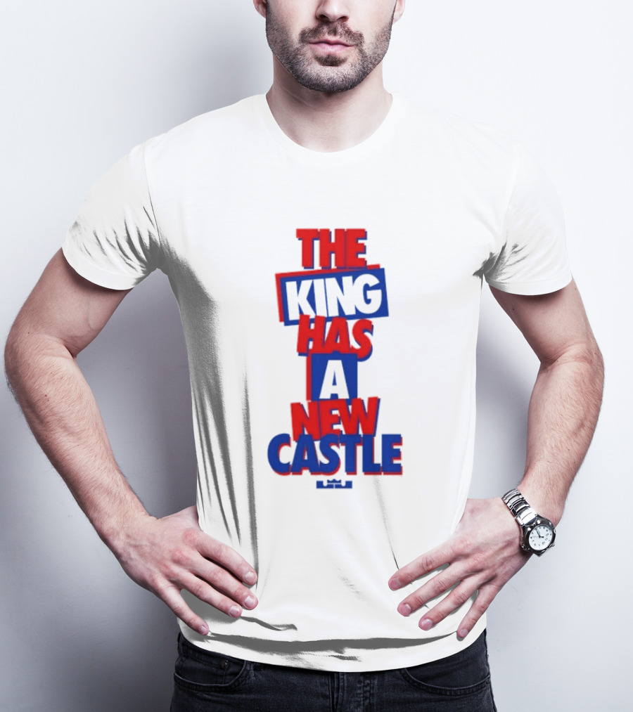 The King Has A New Castle LeBron James Philadelphia 76ers T-Shirt