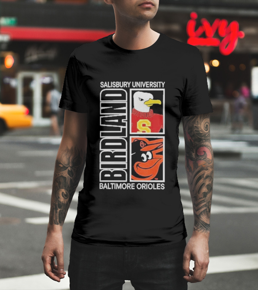 Salisbury University Birdland Night Baltimore Orioles 2026 T-Shirt