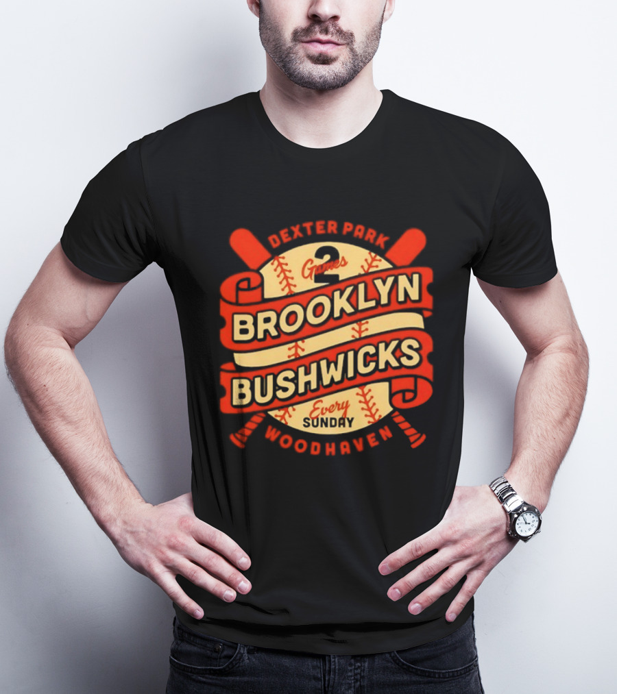 Dexter Park 2 Games Brooklyn Bushwicks Every Sunday Woodhaven T-Shirt