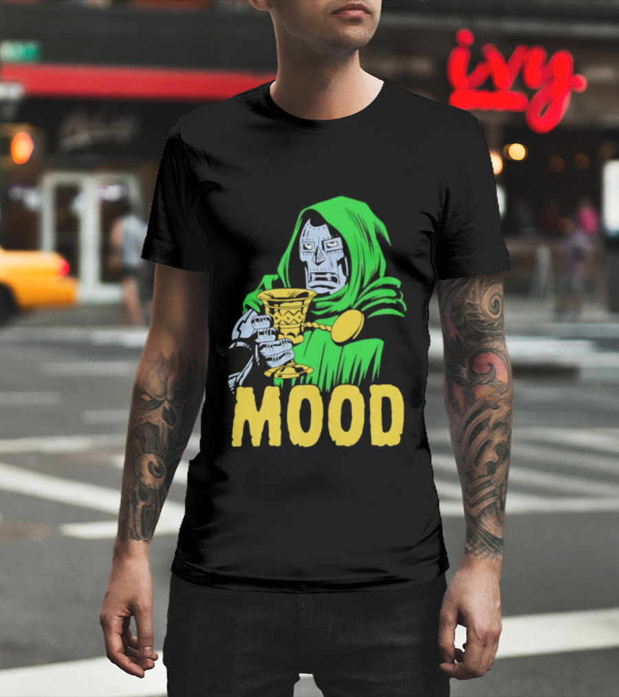 Doctor Doom Mood Marvel Villain Comic Book T-Shirt