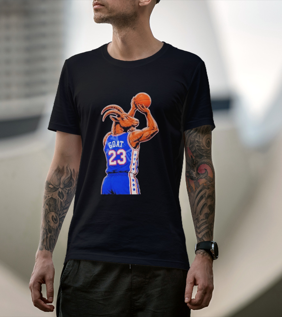 GOAT 23 Basketball Player Jersey Sports Inspired By Iconic NBA Stars T-Shirt