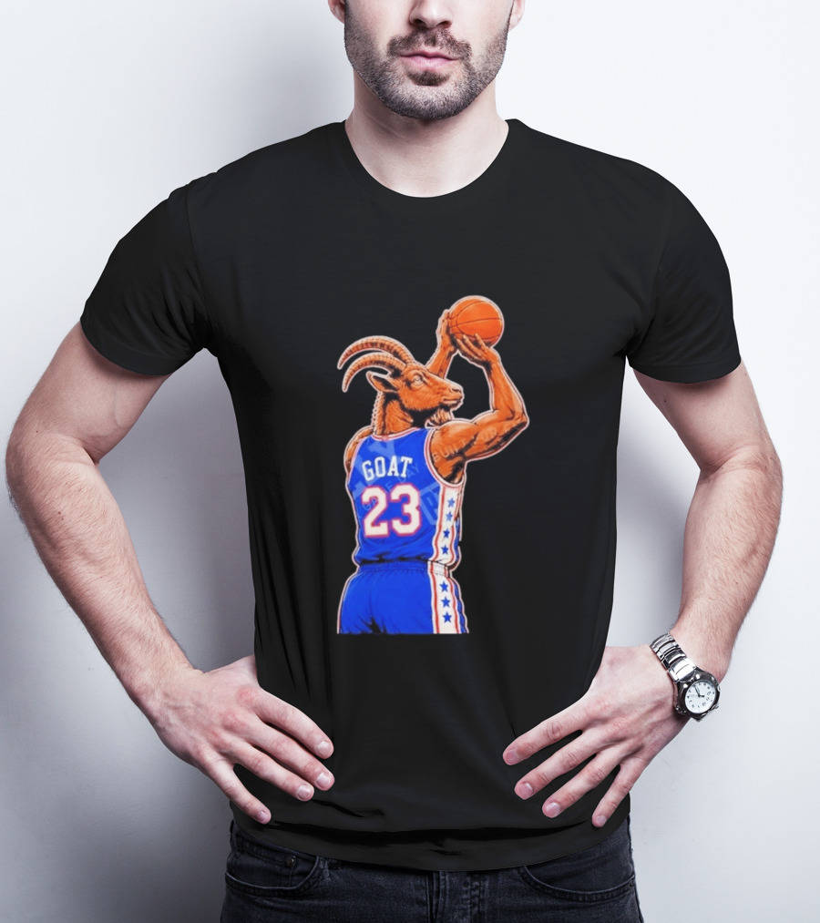 GOAT 23 Basketball Player Jersey Sports Inspired By Iconic NBA Stars T-Shirt