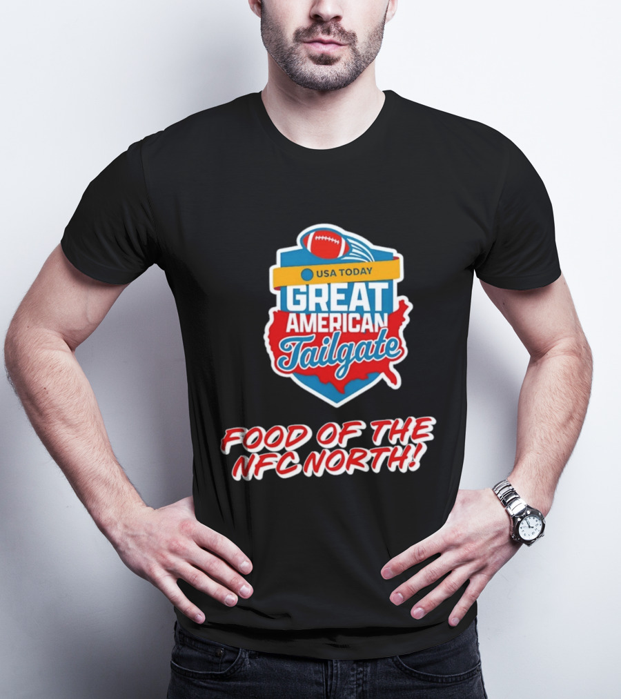 USA Today Great American Tailgate Food Of The NFC North T-Shirt