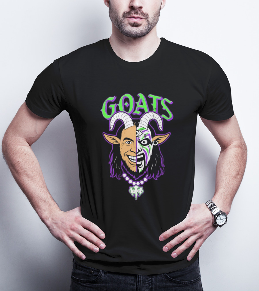 The Hardys GOATS Half Face Fusion T-Shirt