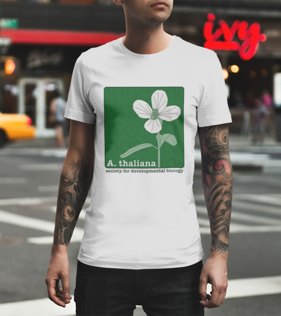 A Thaliana Society For Developmental Biology Flower T-Shirt
