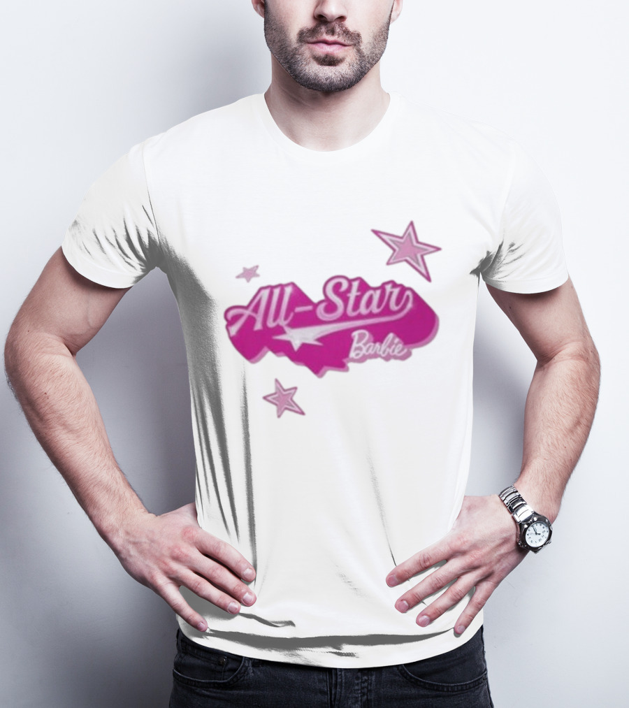 Angel Reese All Star Barbie Pink Star T-Shirt