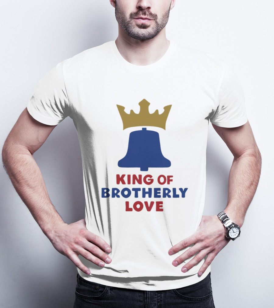 Philadelphia 76ers King Of Brotherly Love LeBron James T-Shirt