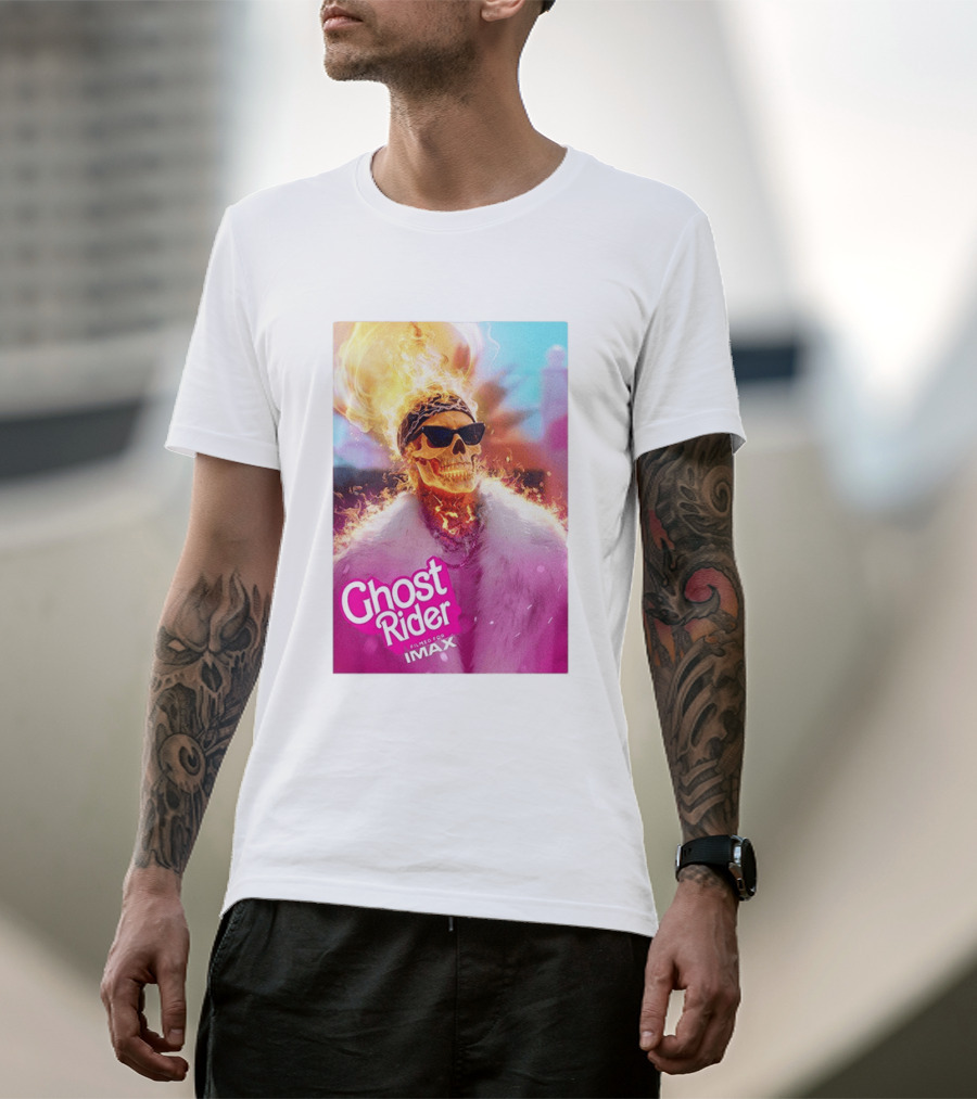 Ryan Gosling Barbie Ghost Rider Filmed For IMAX T-Shirt