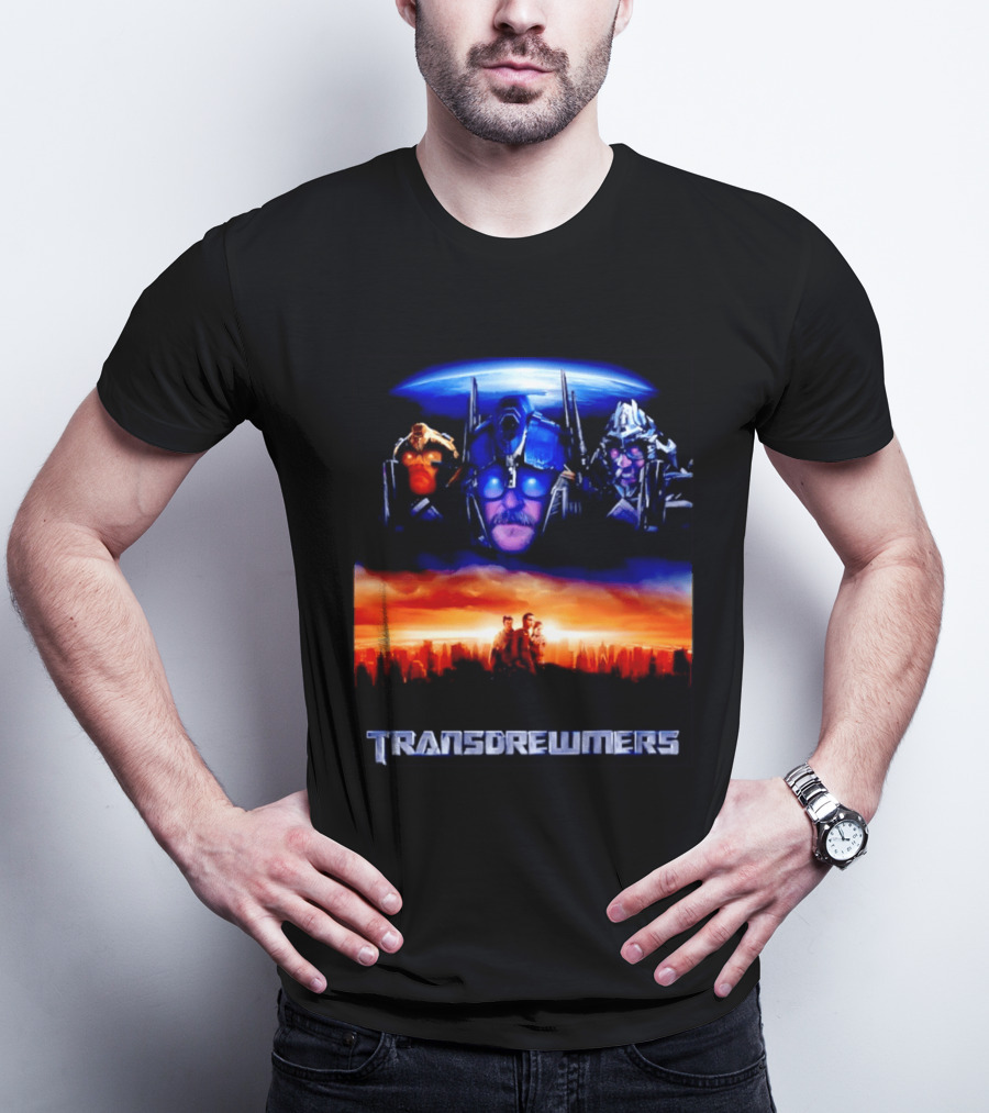 Transdrewmers Sci Fi Inspired Characters And Cityscape Compilation T-Shirt