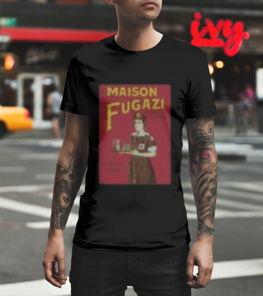Maison Fugazi Store Rations Black T-Shirt