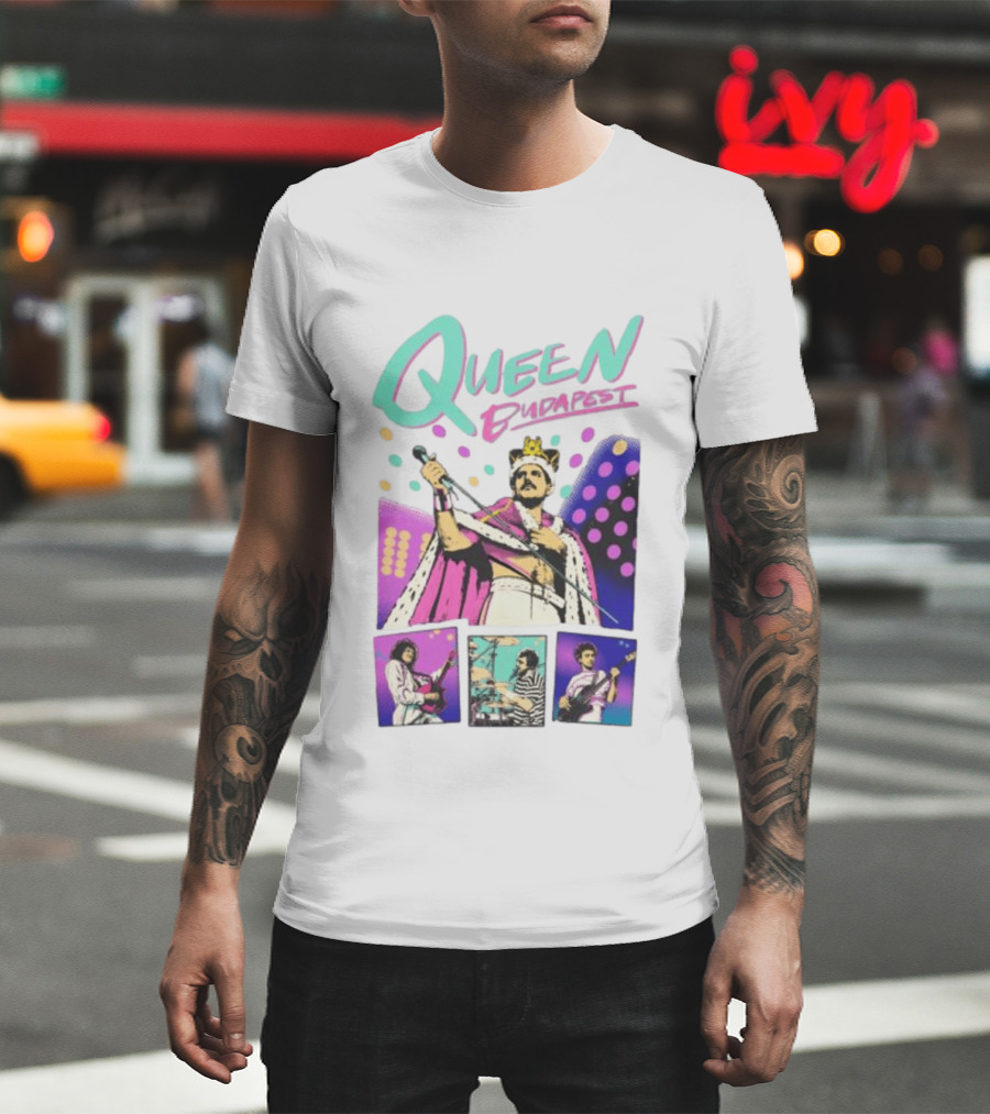 Queen Budapest Anniversary Vest 40th Pop Concert T-Shirt