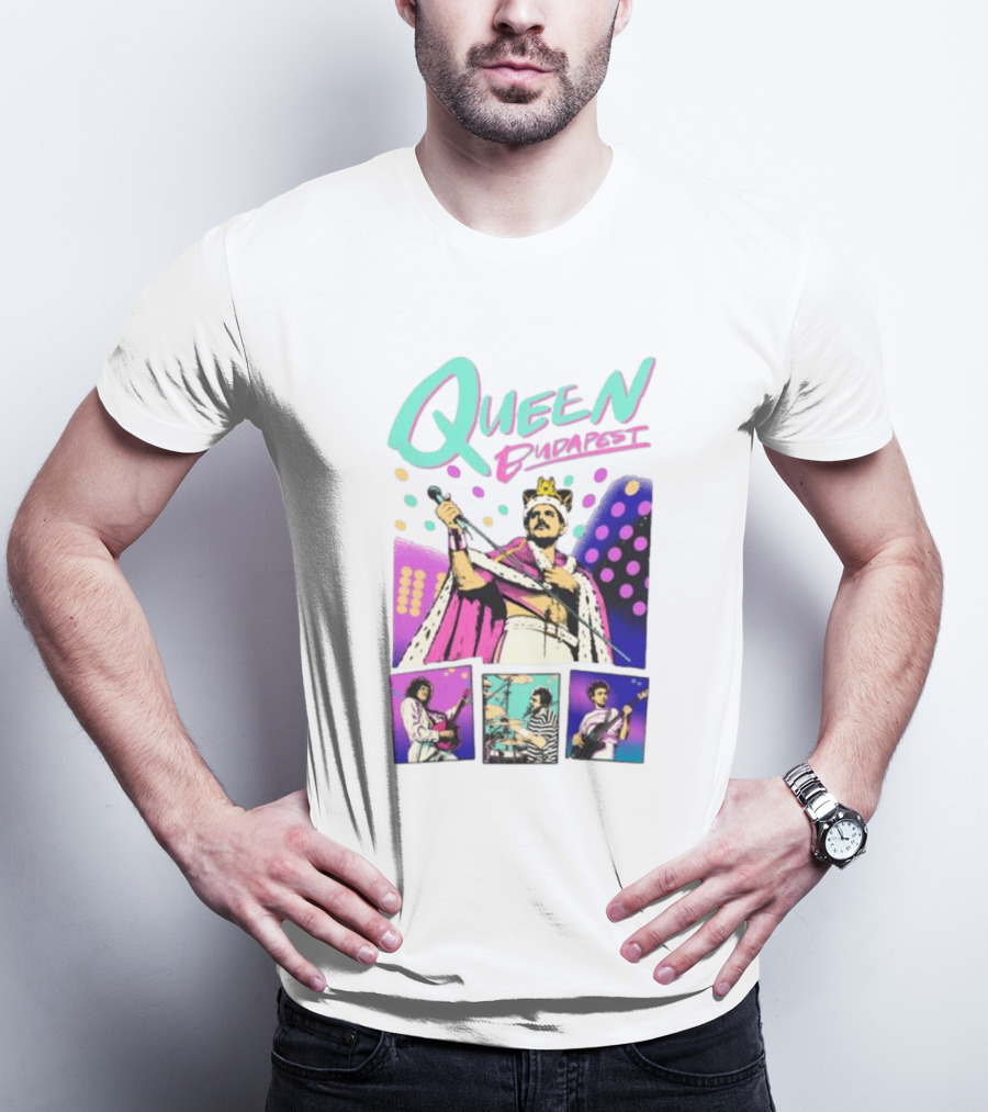 Queen Budapest Anniversary Vest 40th Pop Concert T-Shirt