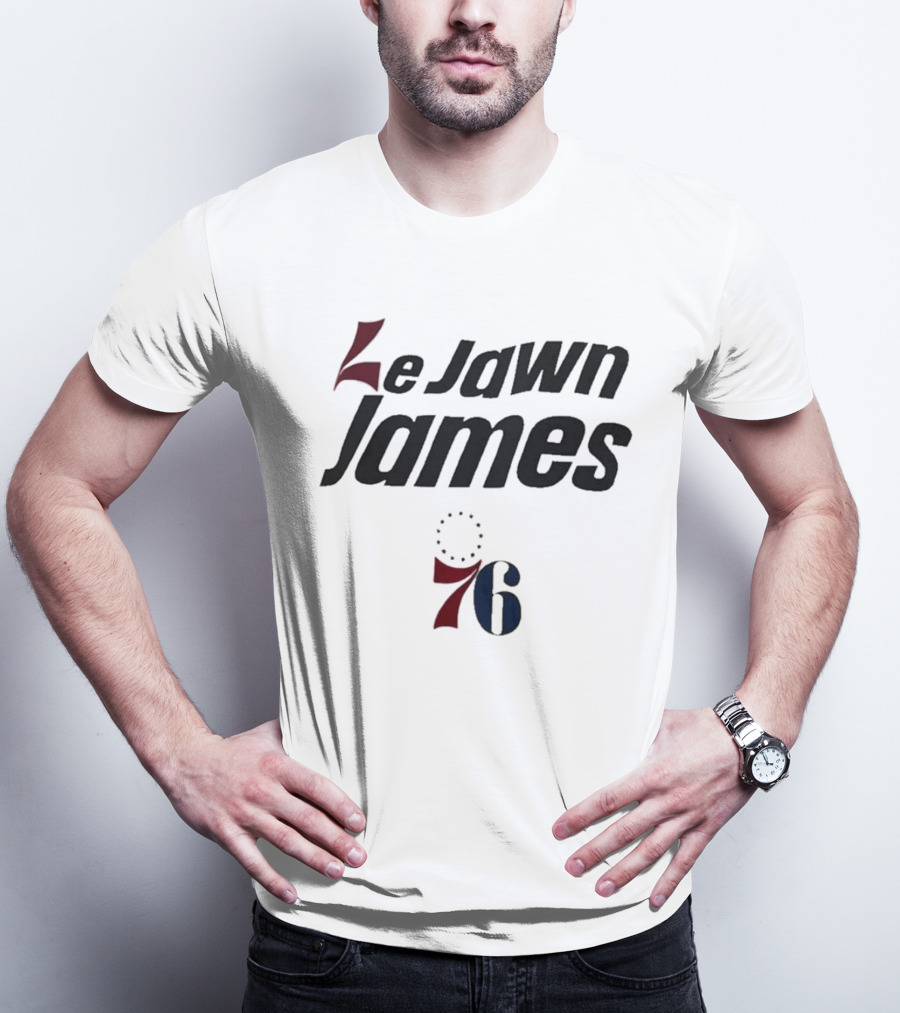Le Jawn James Philadelphia 76ers 76 T-Shirt