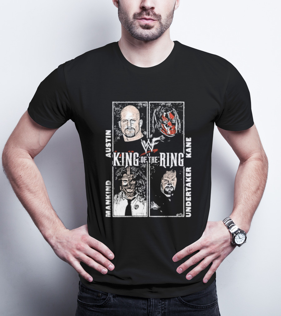 WWF King Of The Ring Austin Kane Mankind Undertaker T-Shirt