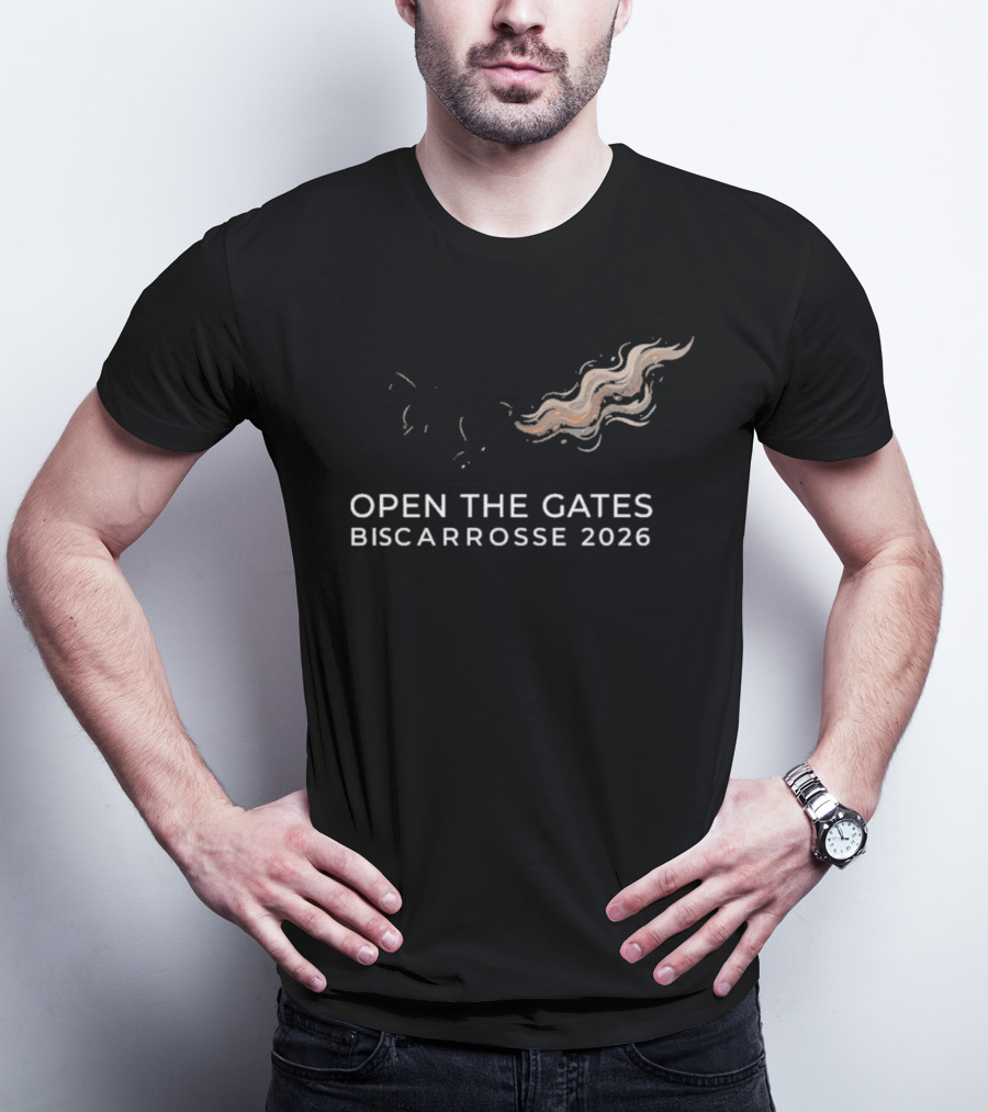 Open The Gates Biscarrosse Horse Rescue 2026 Wildfire Survivor T-Shirt