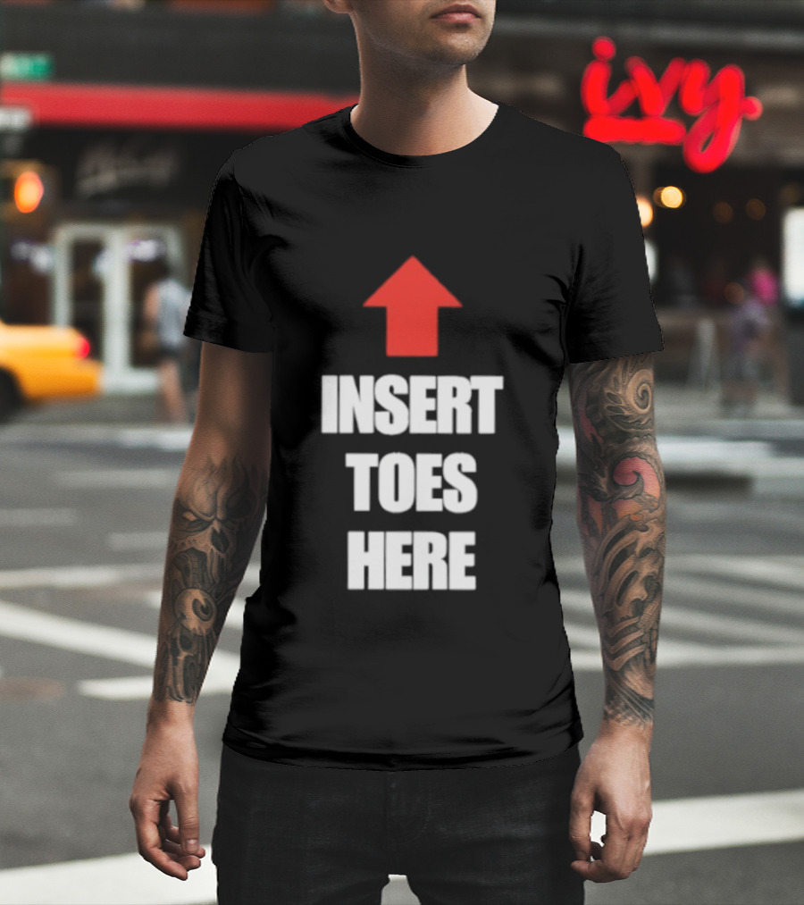 Insert Toes Here Red Arrow Top T-Shirt