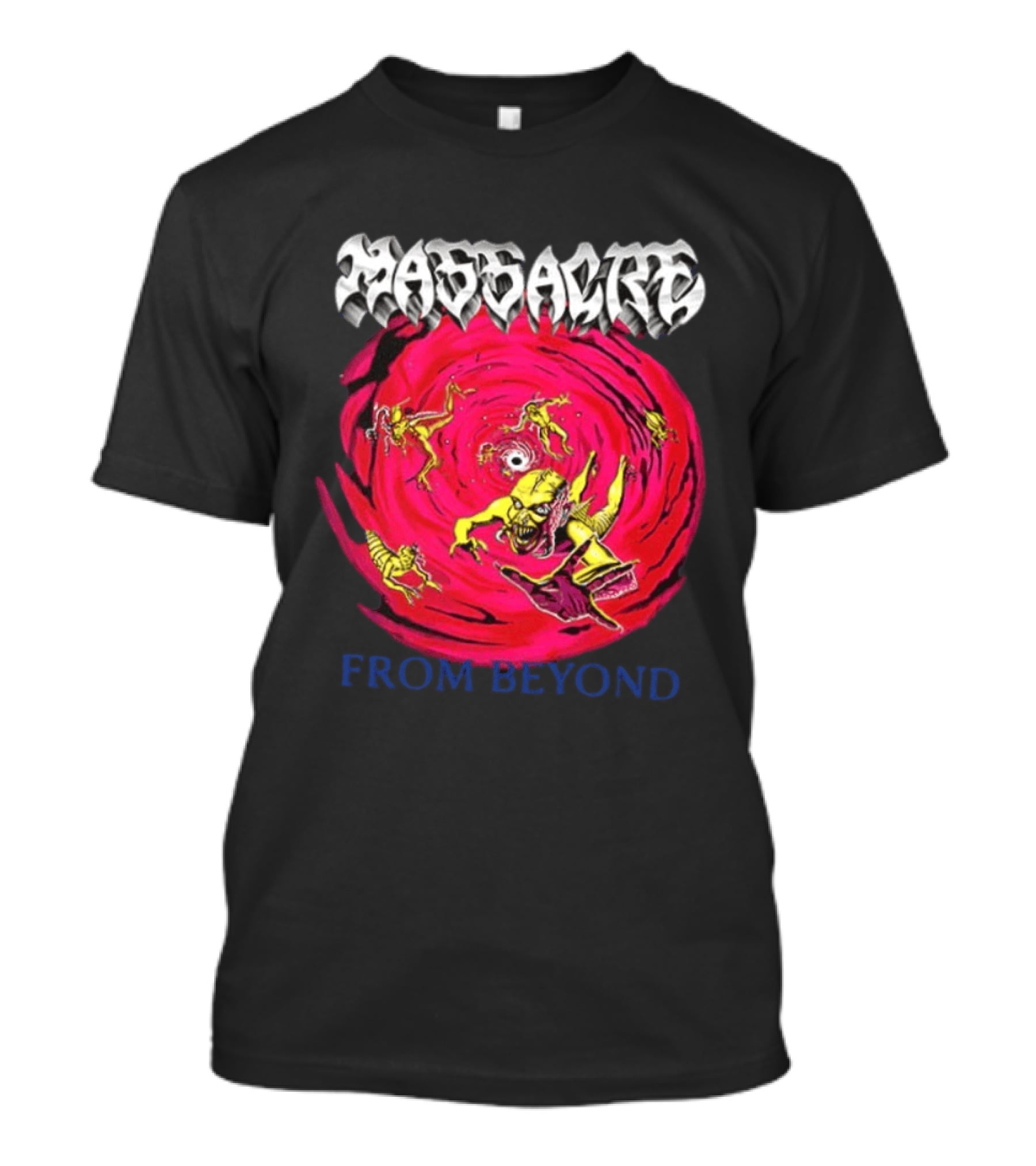 Massacre From Beyond 1991 Two Sided Horror Imagery Team T-Shirt
