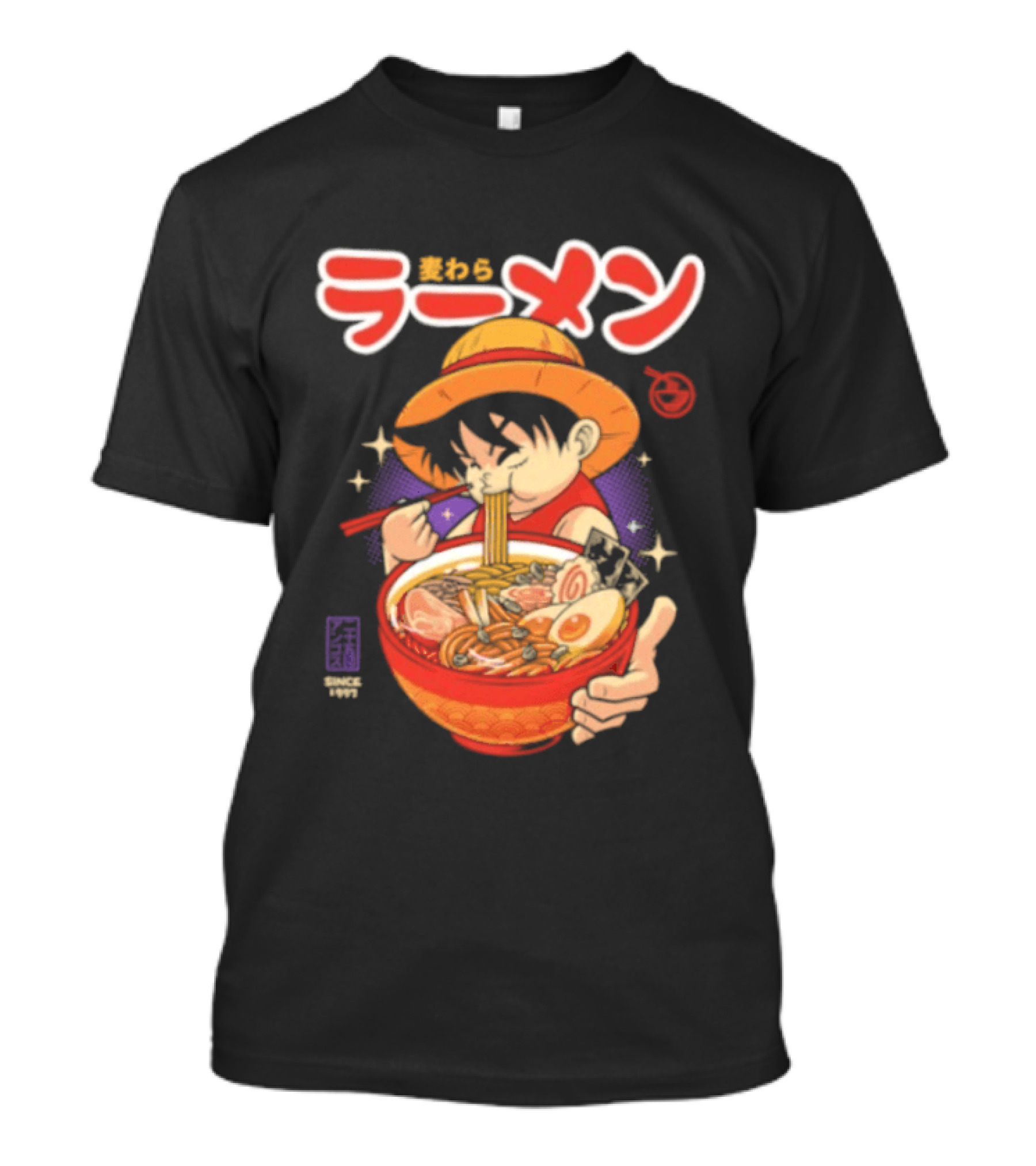 Luffy Ramen Iwara One Piece Since 1997 T-Shirt