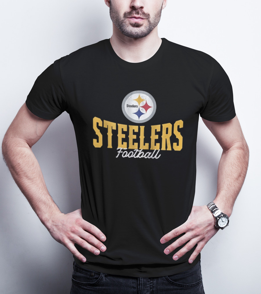 Pittsburgh Steelers Football 1933 AFC North Symbol Steelers Football T-Shirt