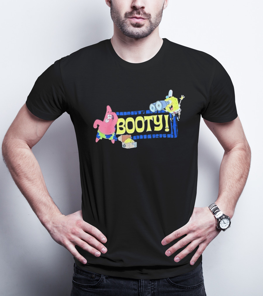 Sponge And Patrick Star Booty Treasure Hunt Adventure T-Shirt