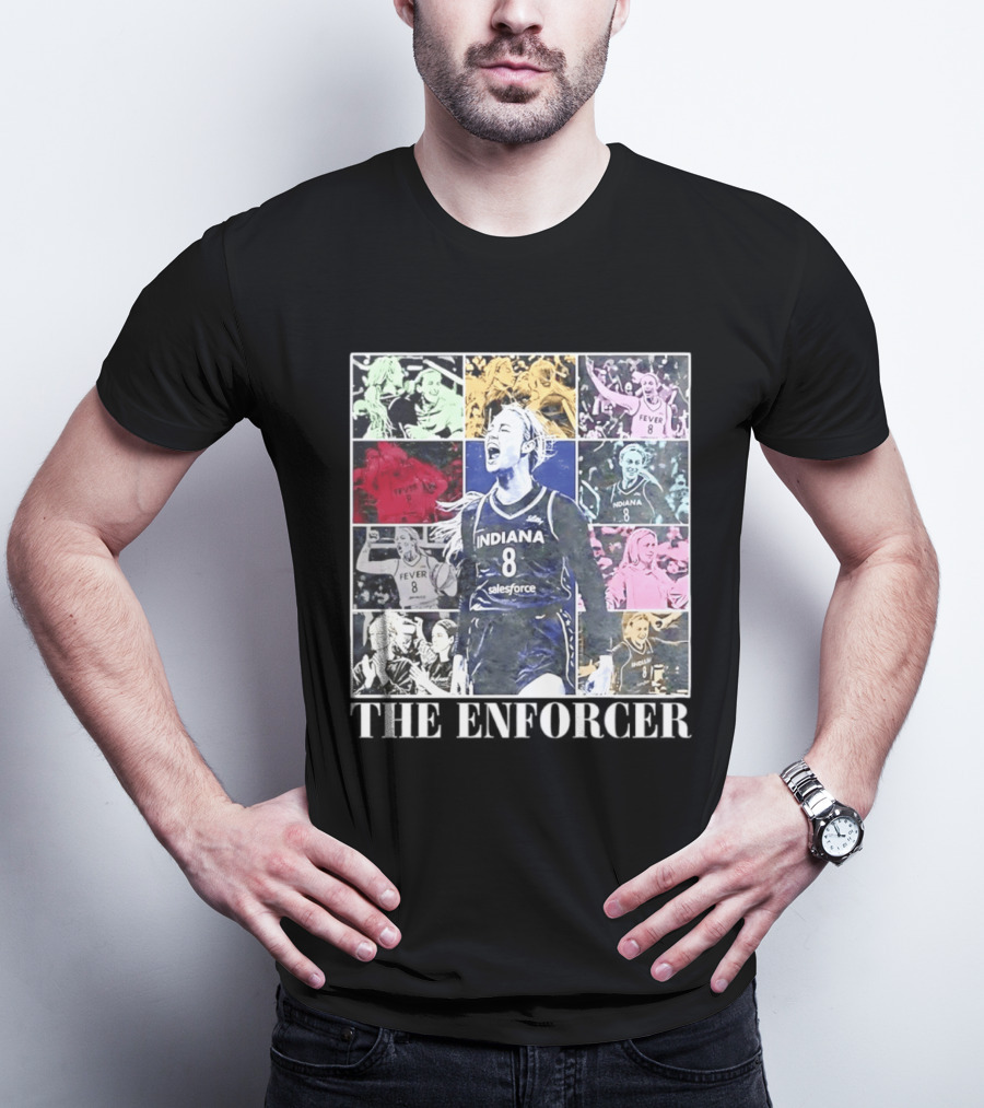 The Enforcer Indiana Fever 8 Indiana Fever Salesforce Sophie Cunningham T-Shirt