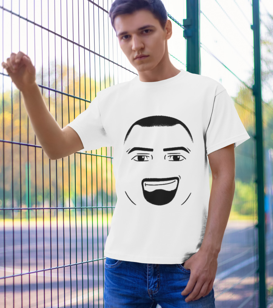 Aldoswag Roblaldo Smiling Face Drawing T-Shirt