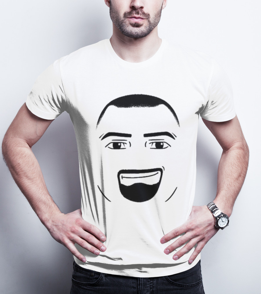 Aldoswag Roblaldo Smiling Face Drawing T-Shirt